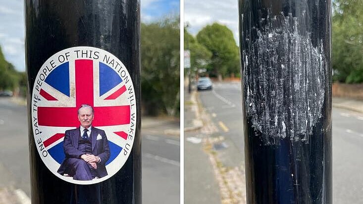 Lib Dems appalled at racist stickers on lamp posts across the borough ...